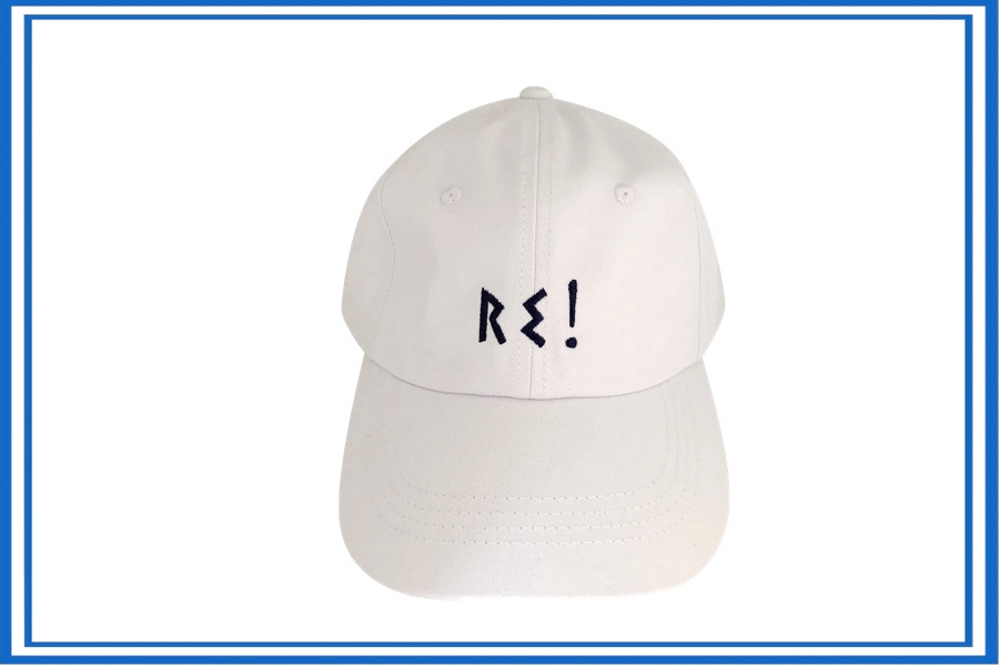White ” Re! ” Cap | Mykos - The Gift Collection